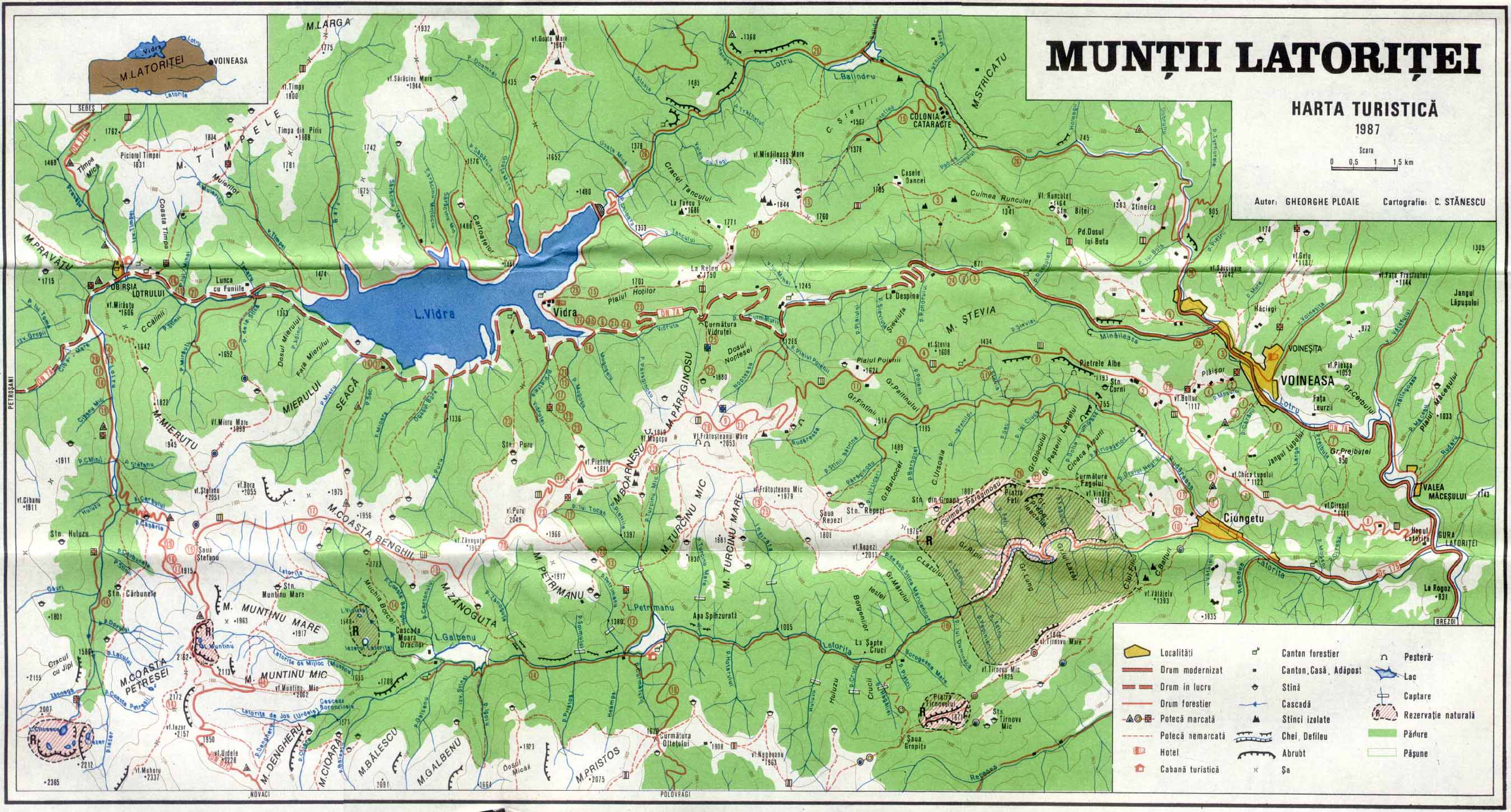 Cabana Turistica Tudor Petrimanu - Trasee turistice